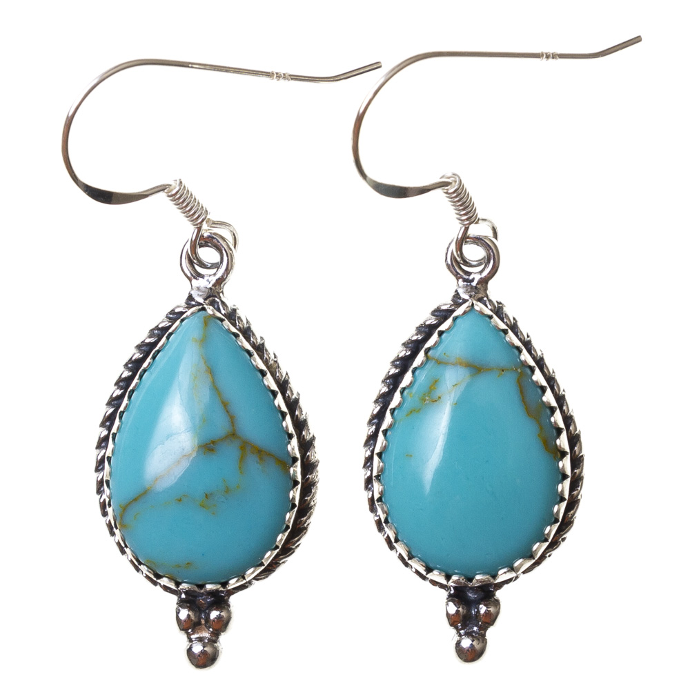 Turquoise Tear Drop Earrings