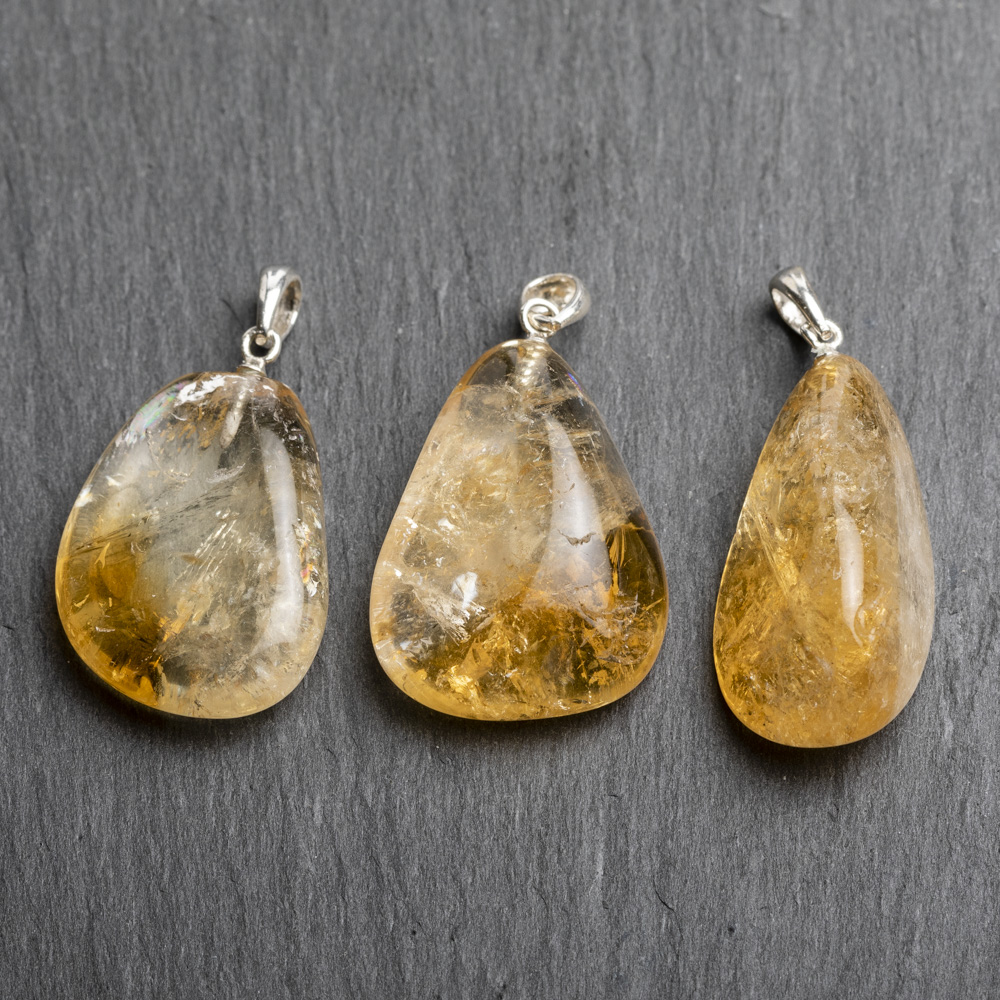 Citrine Free Form Pendant