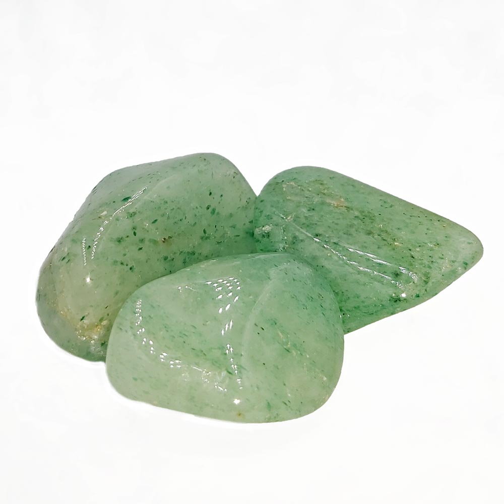 Green Aventurine Tumbles Light