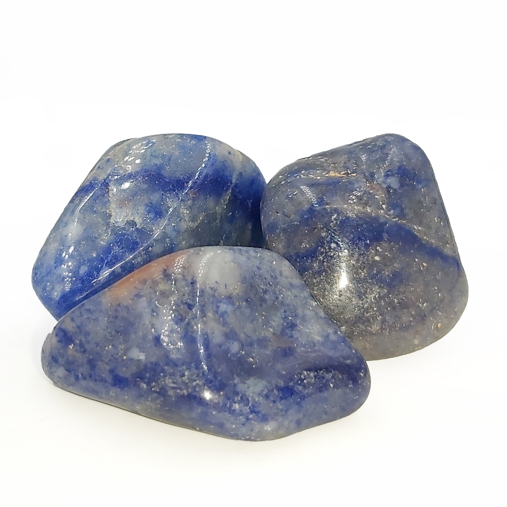 Blue Quartz Tumble Stones 2-2.5cm