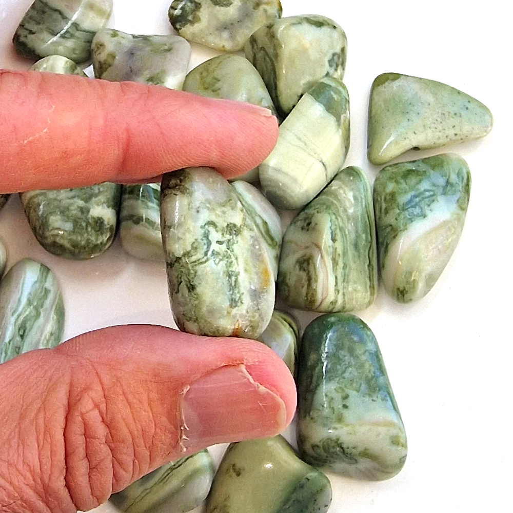 Infinity Stone Serpentine Tumble Stones