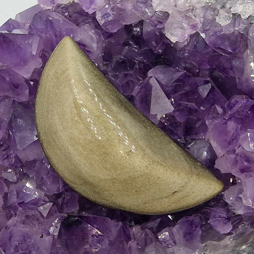 Gold Sheen Obsidian moon