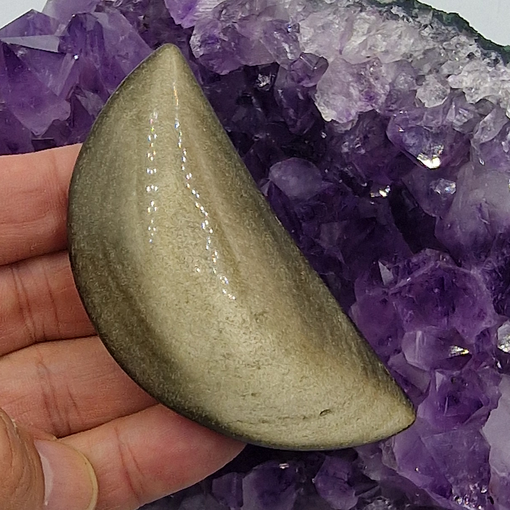 Gold Sheen Obsidian moon