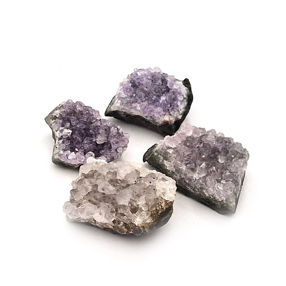 Light Amethyst Clusters Pack of 4