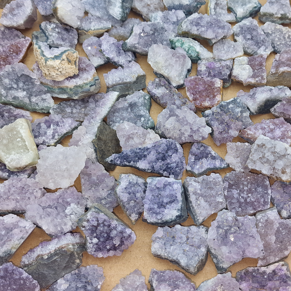 Light Amethyst Clusters Pack of 4