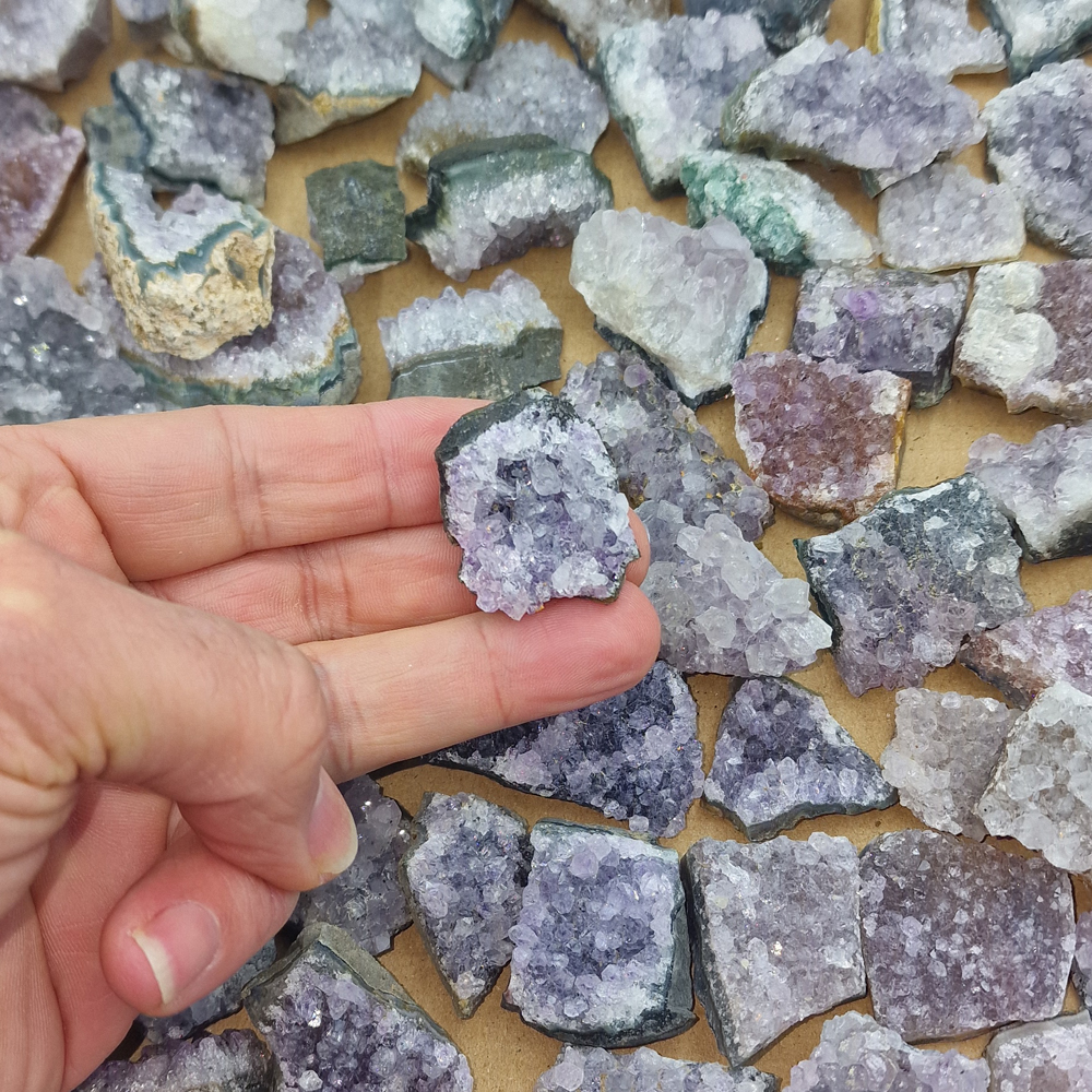 Light Amethyst Clusters Pack of 4