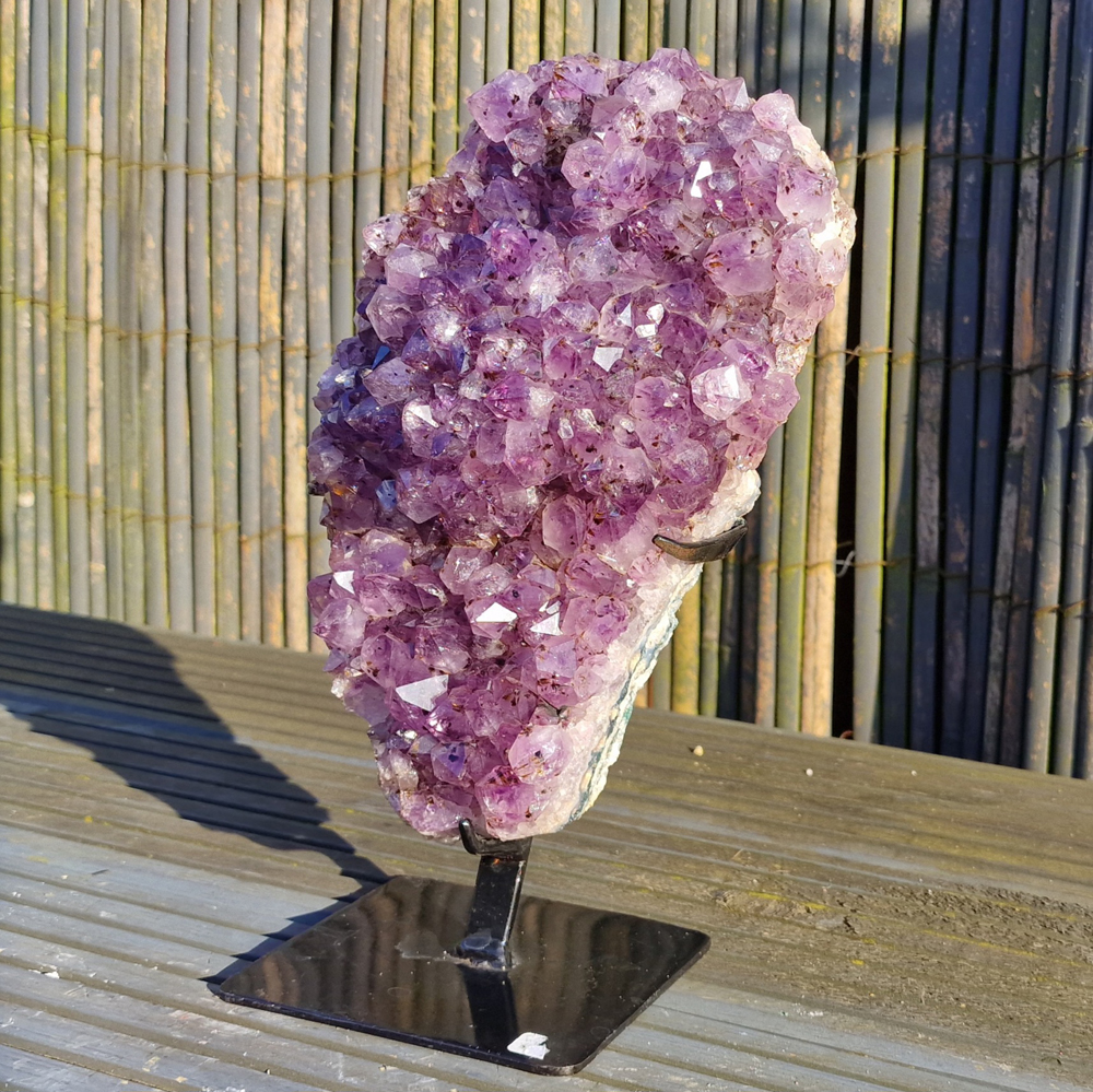 Large Mounted Amethyst Cluster No. M1