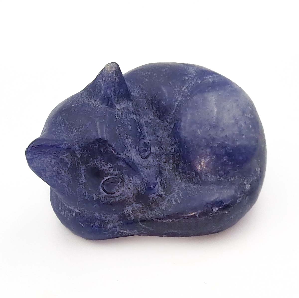 Blue Aventurine Sleeping Cat