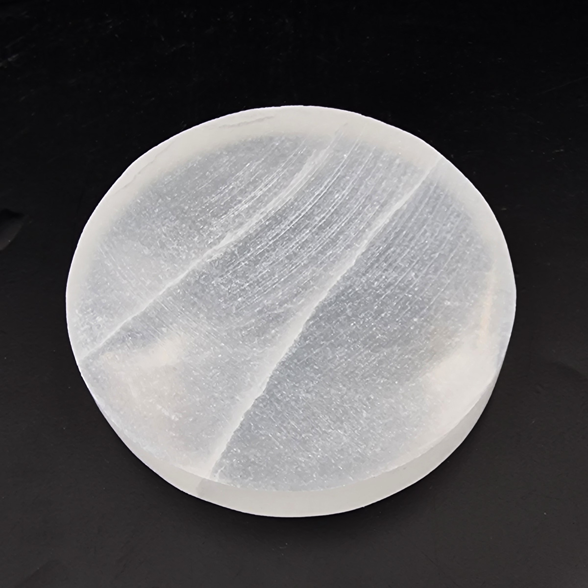 Selenite Round Disc 10cm