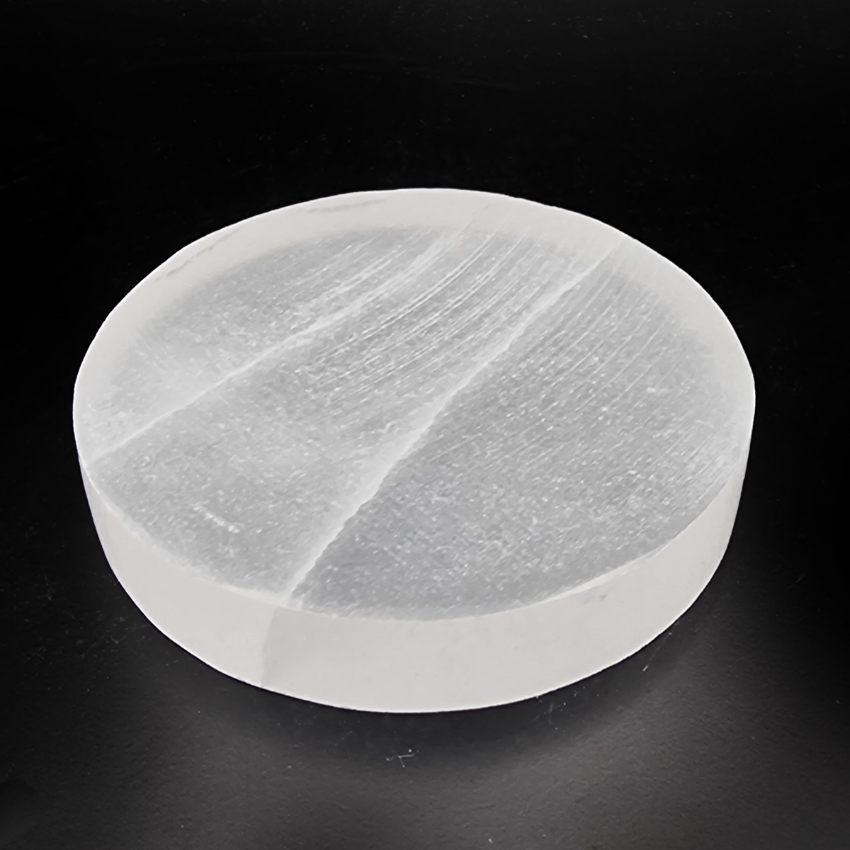 Selenite Round Disc 10cm