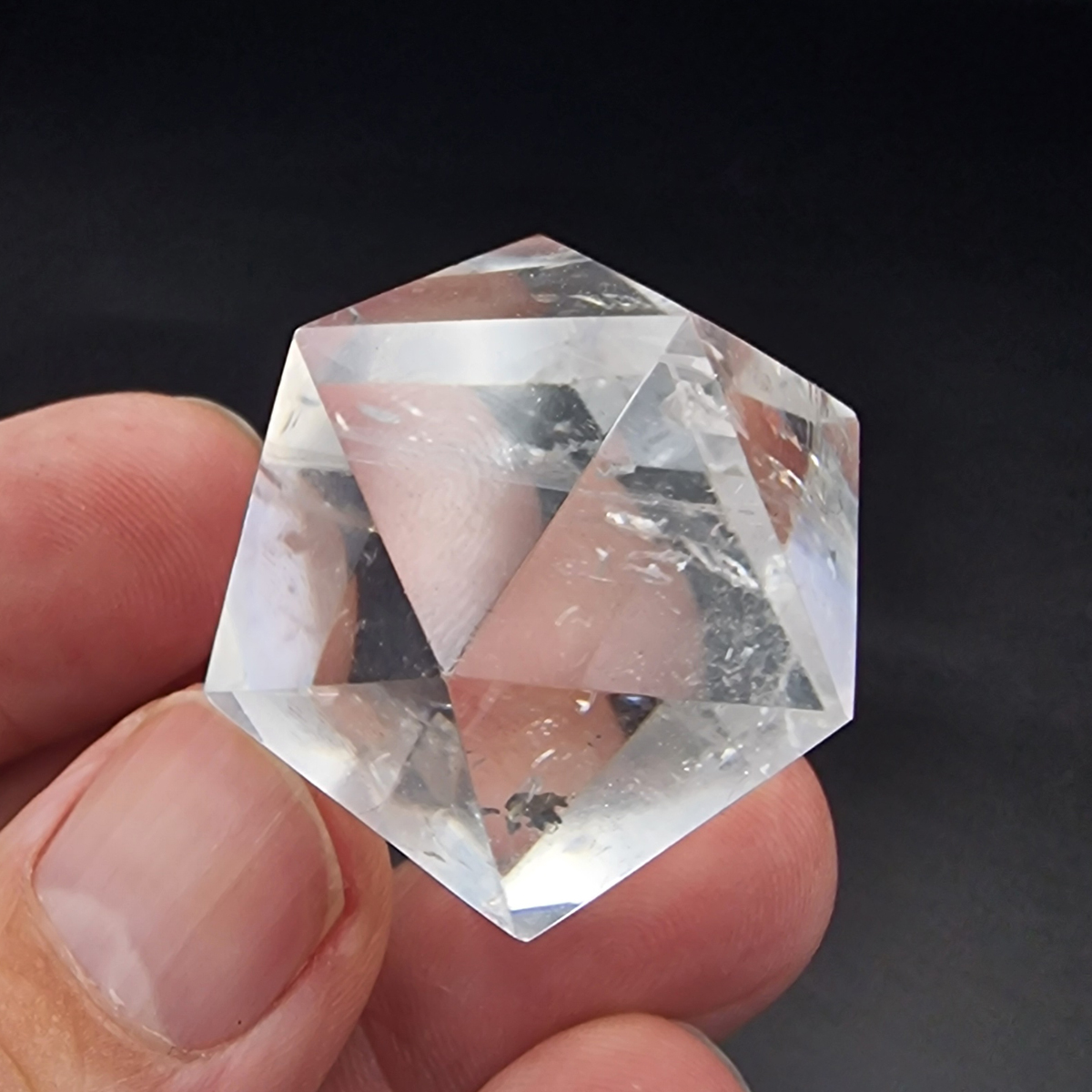 Quartz Crystal Icosahedron No2