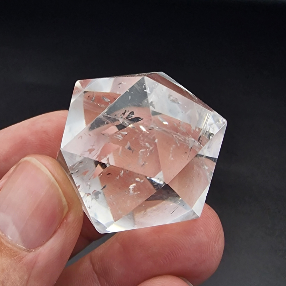 Quartz Crystal Icosahedron No2