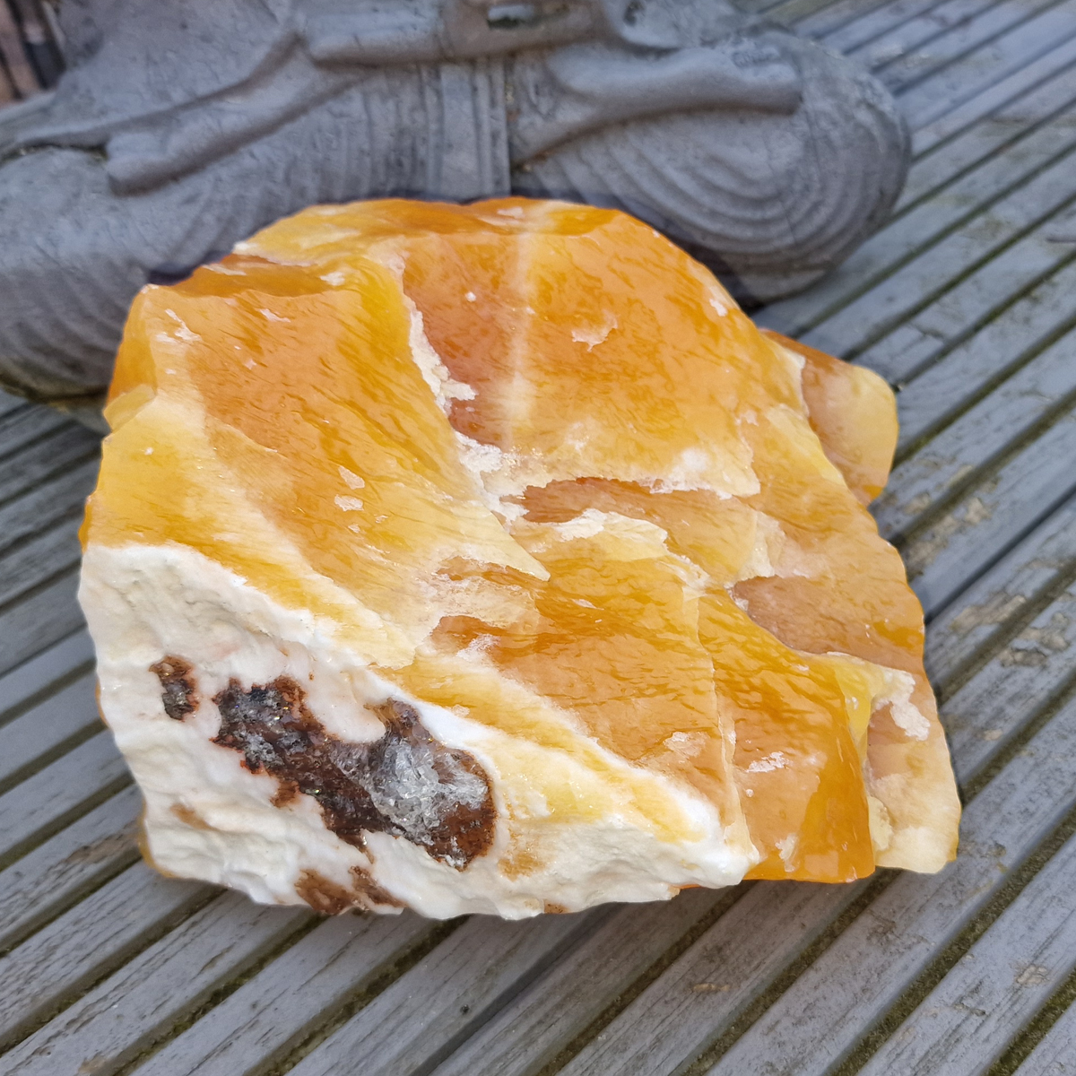 Orange Calcite Crystal 3A